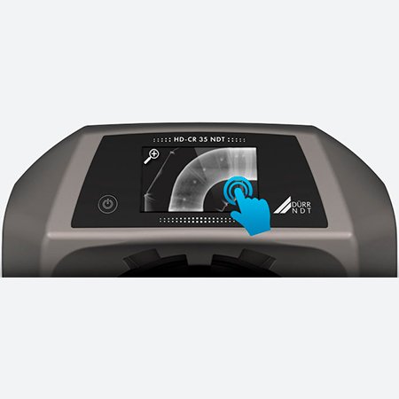 Sistema de Radiografía Computarizada HD-CR 35 NDT de Alta Definición